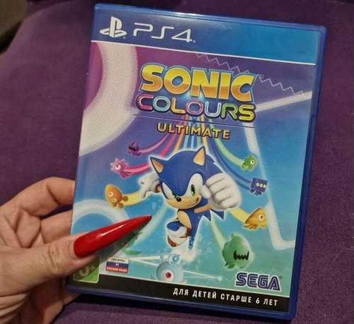 Ps4 Sonic colors ultimate игра