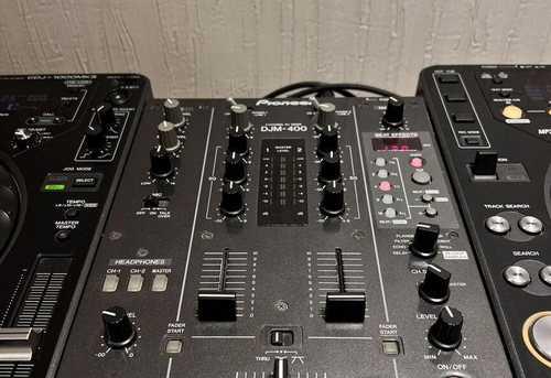 Pioneer Djm-400 микшерный пульт для DJ