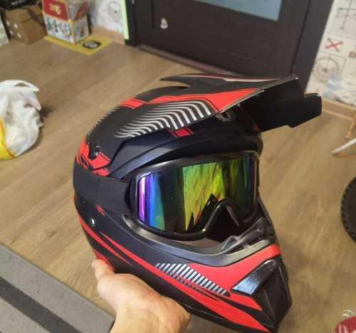 Кроссовый шлем XL