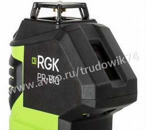 Лазерный уровень RGK PR-81G зеленый лазер