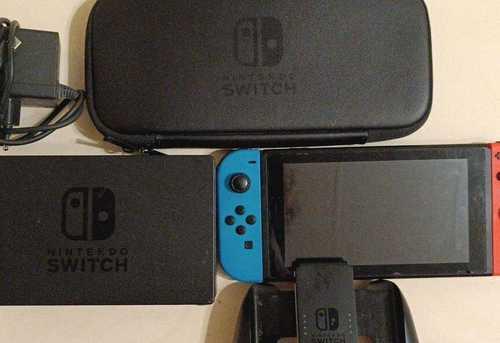 Nintendo switch 2 ревизия + чехол и защ. стекло