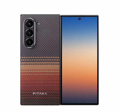 Чехол Pitaka для Samsung Galaxy Z Fold 6 - Sunset