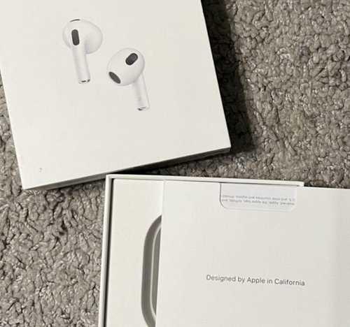 Наушники Apple AirPods 3 чёрные матовые