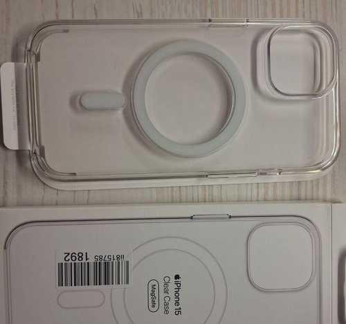 Чехол на iPhone 15 clear case оригинал Apple