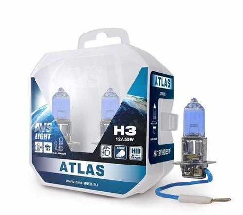 Лампа галогенная AVS atlas PB /5000К/ H3.12V.55W P