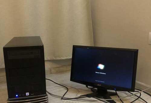 Компьютер для работы и игр + монитор