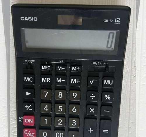 Калькулятор casio gr-12