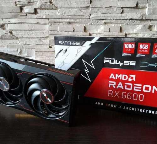 Видеокарта sapphire Radeon RX6600 8GB Pulse