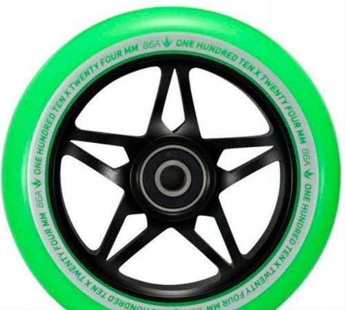 Колесо blunt S3 110mm Black-Green Ros45