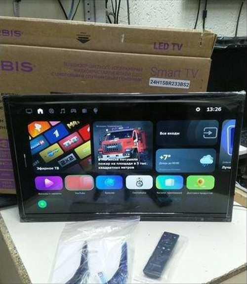 Smart телевизор Irbis 24 дюйма/60 см новый