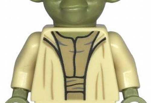 Минифигурка Lego Yoda - Olive Green, Open Robe wi