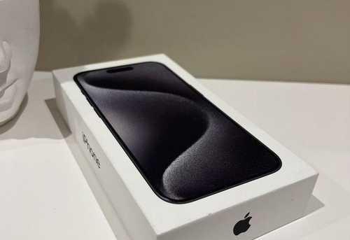 iPhone 15 pro 256 black titanium dual sim