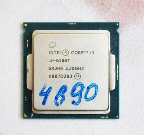 Процессор 1151 Intel Core i3 6100T (3.2 GHz)