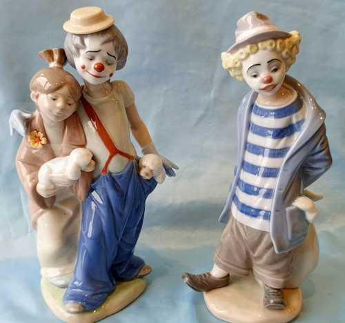 Фарфор Lladro. Коллекционные фигурки Клоунов