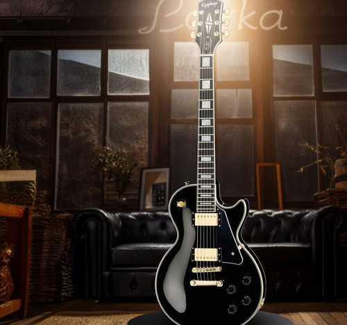 Электрогитара Epiphone Les Paul Custom Ebony