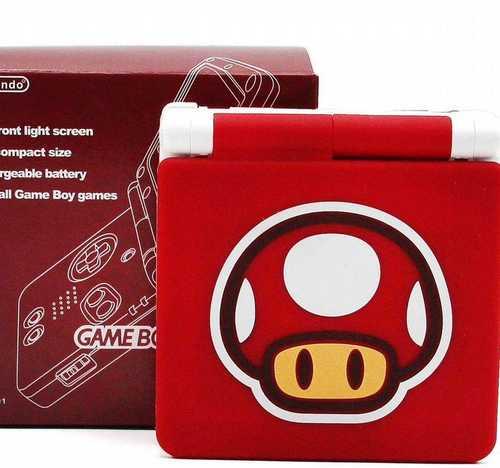 Nintendo Game Boy Advance SP (AGS-001) Mario Mush