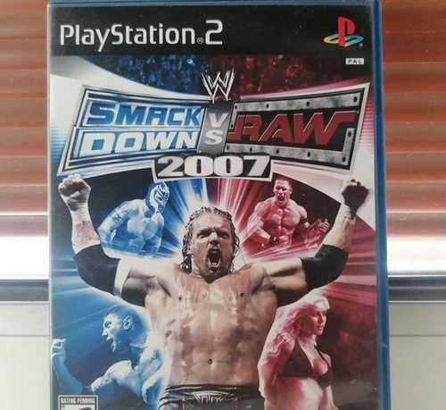 Игра (PS2) WWE SmackDown vs Raw 2007