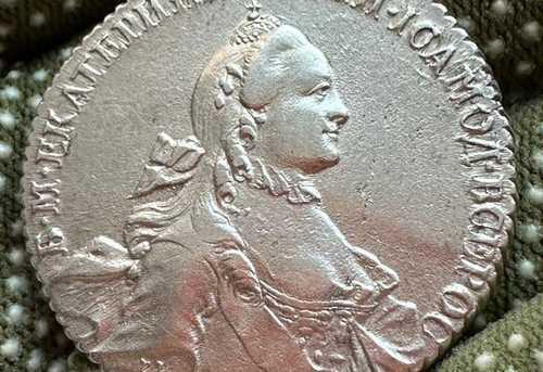 Рубль 1764,Екатерина 2, отличный, состояние AU