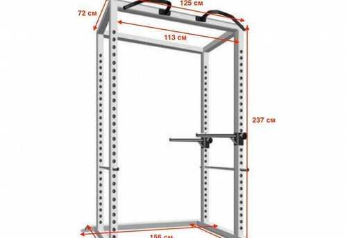 Profigym, силовая рама с брусьями и турником