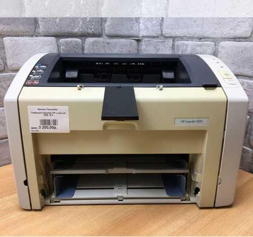 Лазерный принтер HP LaserJet 1022. Гарантия