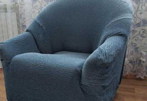 Чехлы на 2 кресла и угловой диван