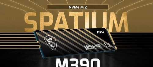 250 гб SSD M.2 накопитель MSI spatium M390