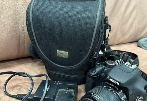 Зеркальный фотоаппарат Canon eos 600d