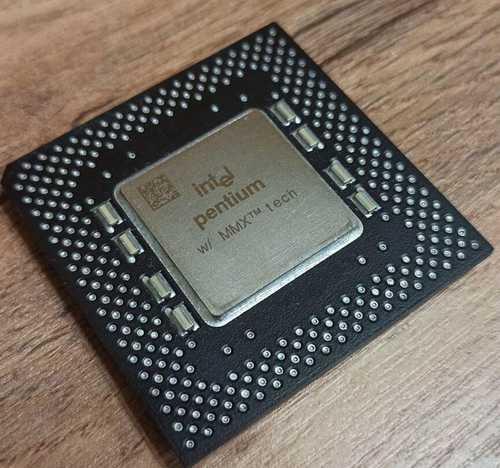 Intel Pentium FV80503166 w/ MMX tech SL27H (Socket