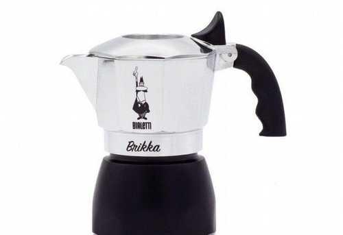 Новая Гейзерная кофеварка Bialetti Brikka на 2 пор