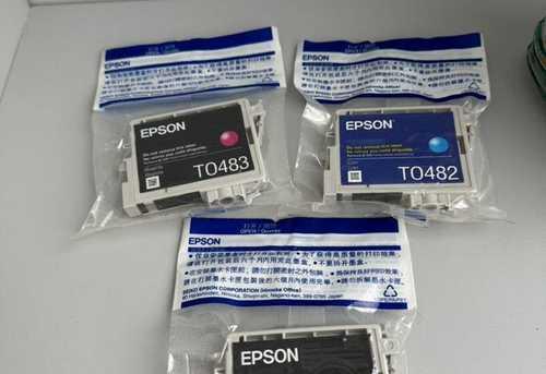 Картриджи оригинальные epson