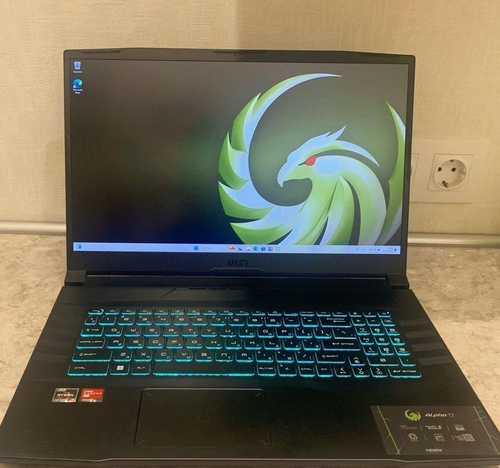 Ноутбук игровой MSI Alpha 17 B5EEK-012RU 17.3"