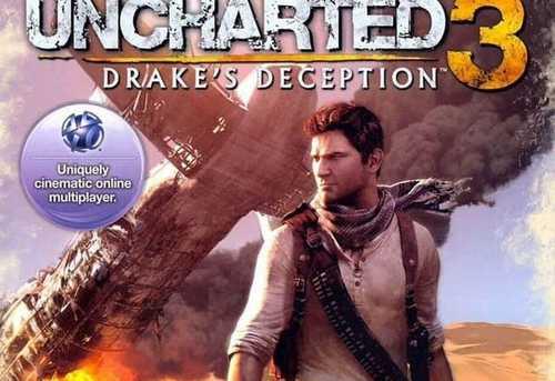 Uncharted 3: Drakes Deception (PS3, англ, бу)