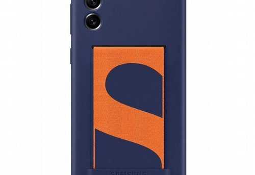 Оригинал Silicone Cover with Strap Samsung S21 FE