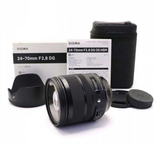 Sigma AF 24-70mm f/2.8 DG OS HSM Art для Nikon в упаковке