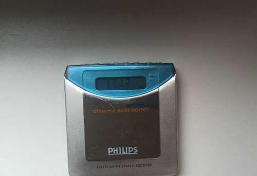 Портативное радио Philips AE6775 винтаж
