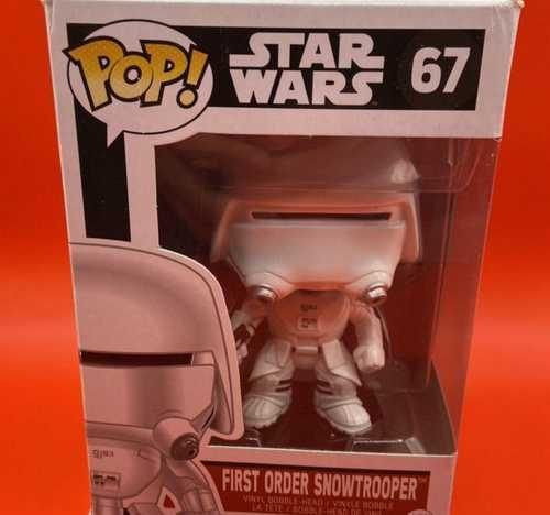 Фигурка Funko Pop First Order Snowtrooper 67