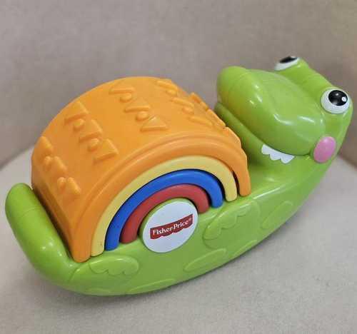 Fisher-Price пирамидка Крокодильчик