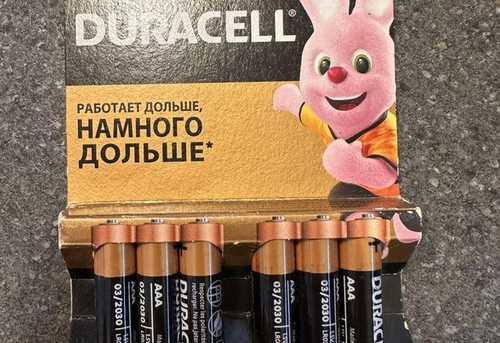 Батарейки Duracell AAA 6