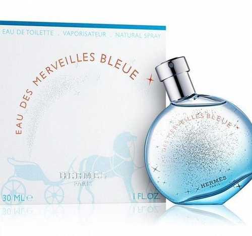 Hermes Eau des Merveilles Bleue Туалетная вода для женщин 100 ml