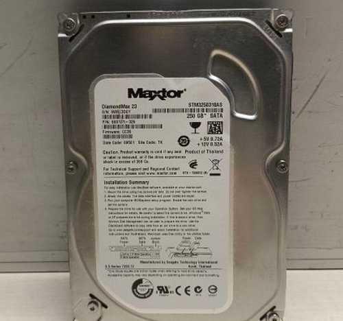 Жесткий диск Maxtor 3.5" 250Gb SATA DiamondM