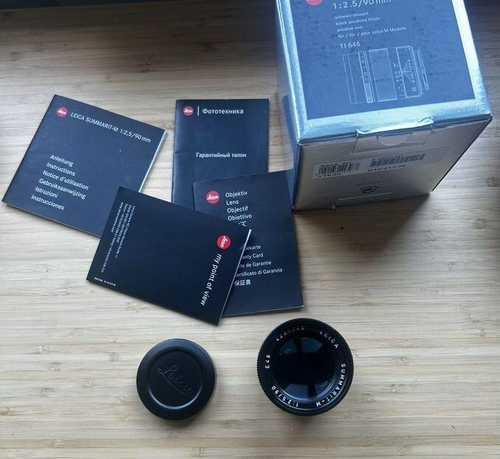 Объектив Leica Summarit-M 2.5/90