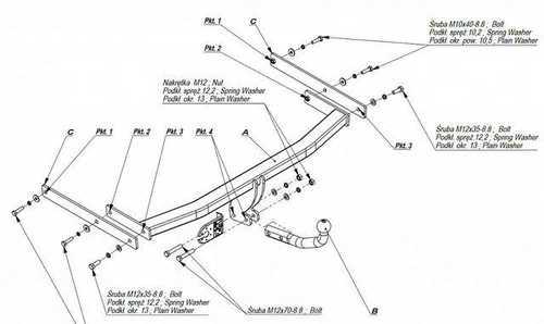 Фаркоп Imiola для Volkswagen Jetta 2005-2011