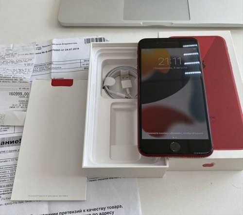 iPhone 8 plus 64gb красный