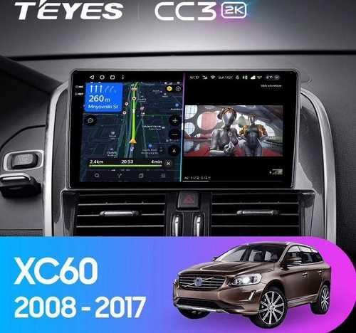 Магнитола для Volvo XC60 Teyes CC3 2k 4/32