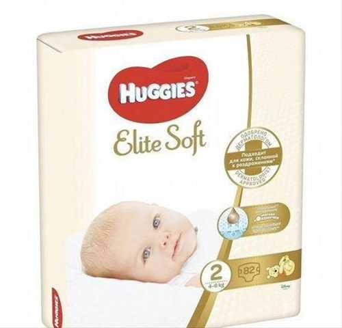 Подгузники huggies2, 82 шт