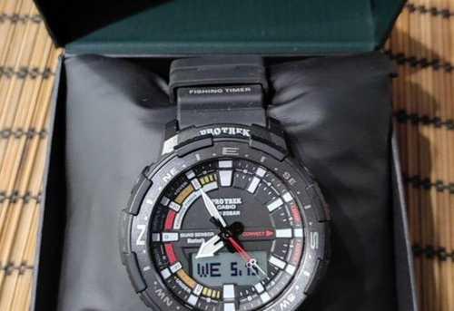 Мужские наручные часы электронные Casio PRT-B70-1