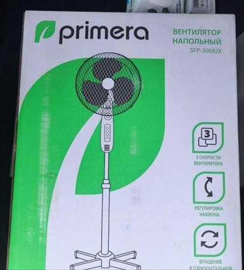 Новый вентилятор напольный primera