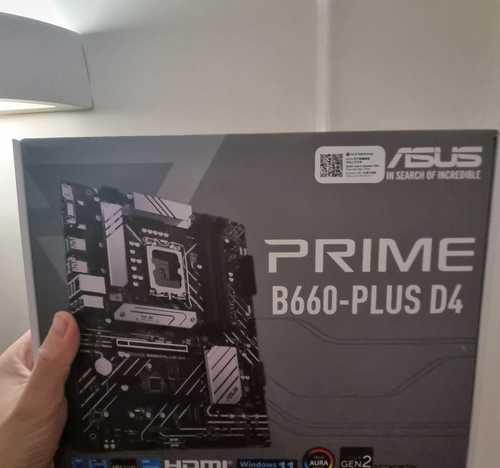 Материнская плата asus prime b660-plus d4