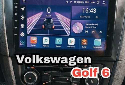 Андроид магнитола Android Volkswagen Golf 6
