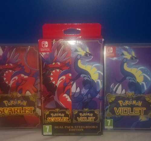 Pokemon Scarlet & Pokemon Violet Dual Pack Steelbo